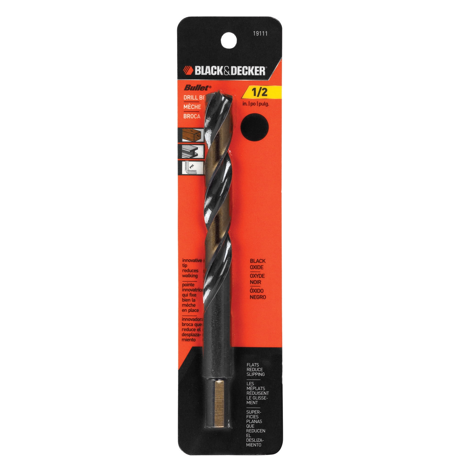 BLACK+DECKER 1/2" Bullet Drill Bit - Walmart.com
