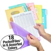 Ultimate Office PocketFile™ Clear Poly Document Folder Project Pockets ...
