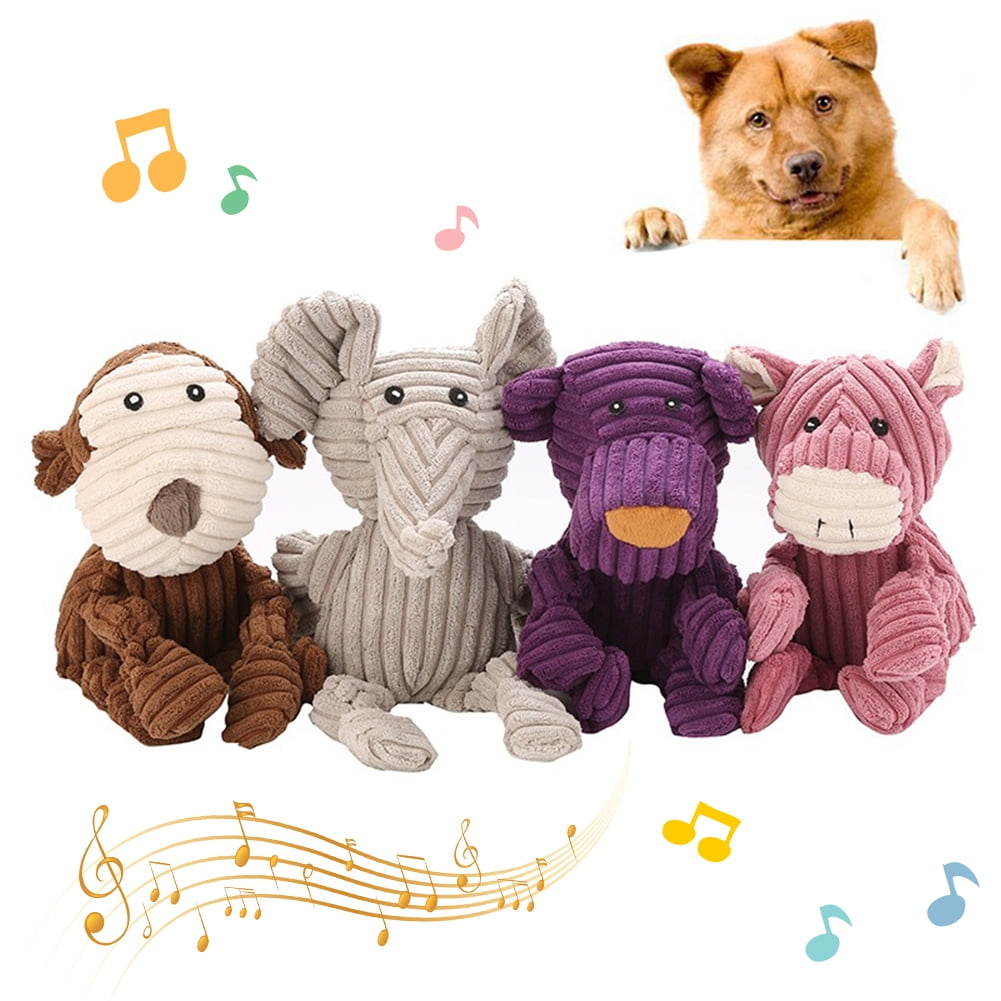 Trayknick 4 Colors Pet Dogs Puppy Cute Elephant Shape Plush Doll ...