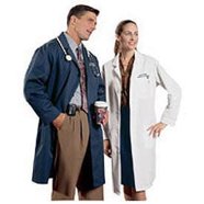 Red Kap Women's Lab Coat with Button Closure - Walmart.com