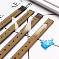 binyu Bamboo Grain Watch Band for Women 12mm Red Pin Buckle Soft Ladies ...