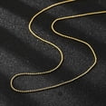 1pc Brass Ball Chain Necklaces with Lobster Claw Clasps Real 18K Gold ...