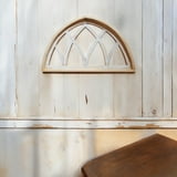 Farmhouse Half Moon Wooden Wall Window Arch -2 Sizes- Wood Cathedral ...