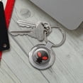 Aquaman Movie Black Manta Chibi Character Keychain Classy Round Chrome ...
