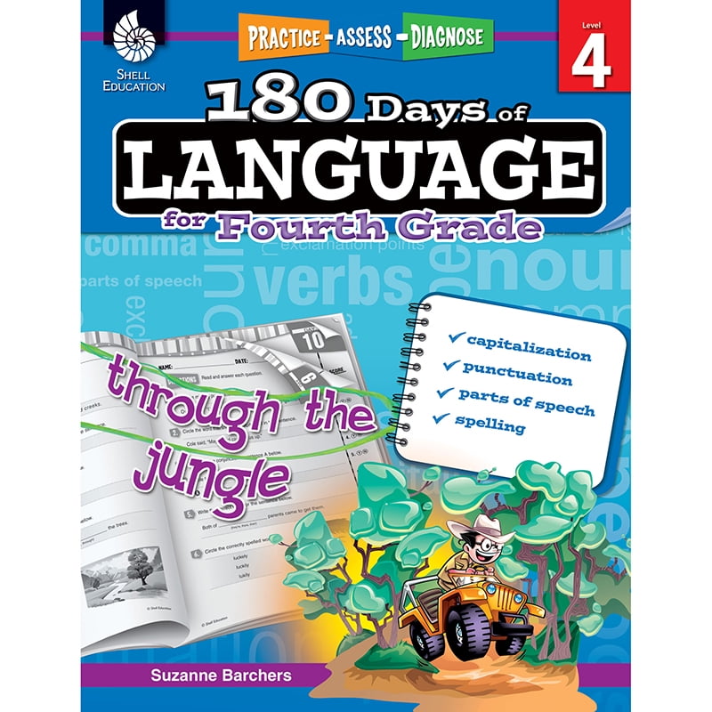 180 Days of Language for Fourth Grade | Bundle of 10 Each - Walmart.com