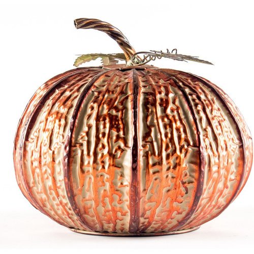 Glitzhome Decorative Iron Pumpkin - Walmart.com - Walmart.com