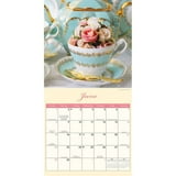 Carousel Calendars, Teacups 2025 Wall Calendar - Walmart.com