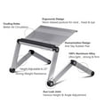 Ergonomics Aluminum Vented Adjustable Multi-Functional Laptop Desk ...