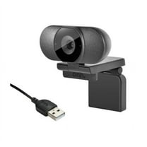 onn. Webcam with Ring Light w/3 LED Levels, Autofocus, Built-in ...