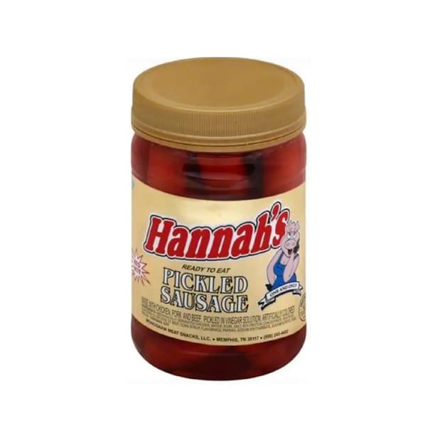 Hannah's Pickled Red Hot Sausages 16 oz Jar - Walmart.com
