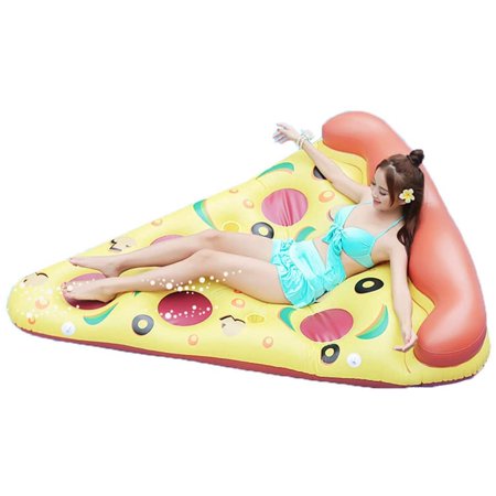 Pools Inflatable Pizza Slice Float,Giant Colourful Pizza,Raft,Swimming PVC Pool Float 180Cm ...