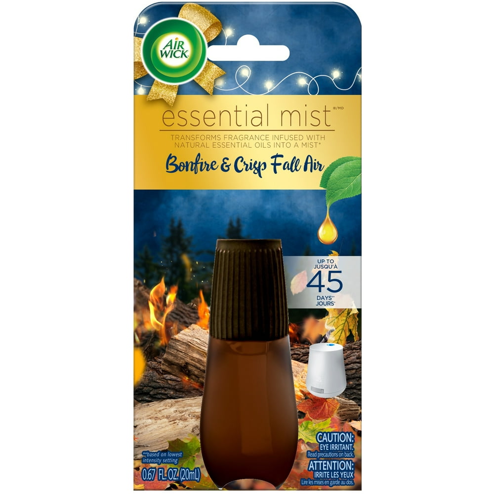 Air Wick Essential Mist Refill, 1 ct, Bonfire and Crisp Fall Air ... Air Wick Essential Mist Refill, 1 ct, Bonfire and Crisp Fall Air ...