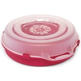 Homz 24 Inch Plastic Wreath Storage Box, Clear/Red (Set of 6) - Walmart.com