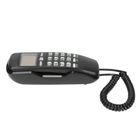 Landline Telephone, Black Wall Mounted Wired Telephone Wall Mounted ...