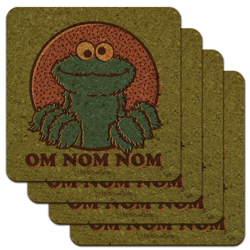 Sesame Street Cookie Monster Om Nom Nom Low Profile Novelty Cork ...