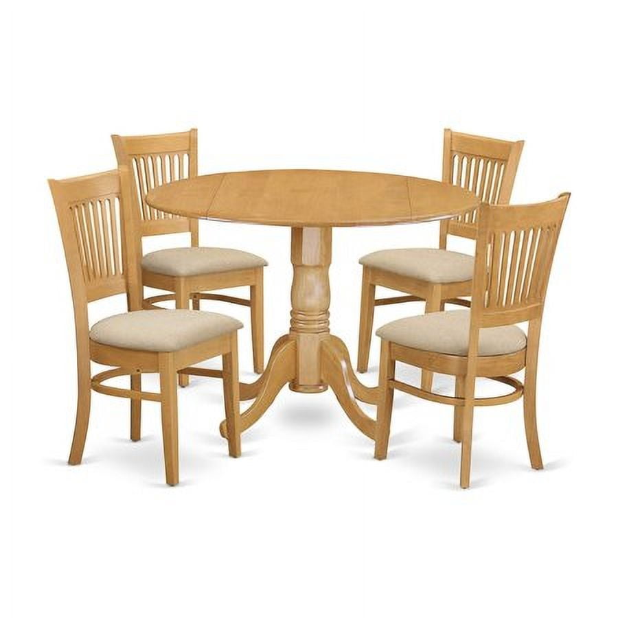 Click here for East West Furniture Dlva5-Oak-C Dublin 5 Piece Kit... prices