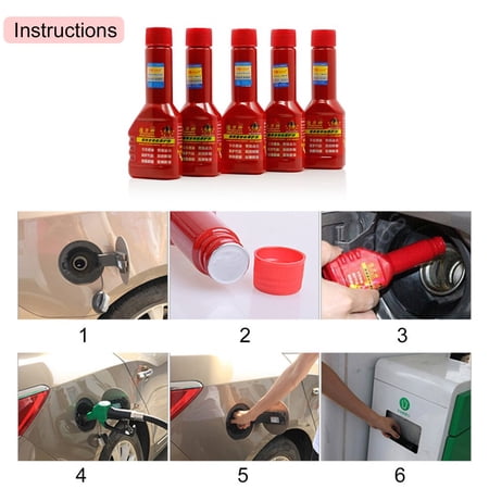 50ml Car General Gasoline Fuel Oil Saver Carbon Cleaning Agent Fuel ...
