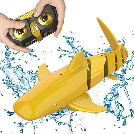 Remote Control Shark Toy, Rechargeable 2.4g Remote Boat Pool Games, For ...