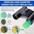 1 set of 10x25 high-power mini telescopes, suitable for bird watching ...