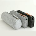 Yesbay Pencil Case Felt Student Pen Box Ruler Eraser Stationery Zipper ...