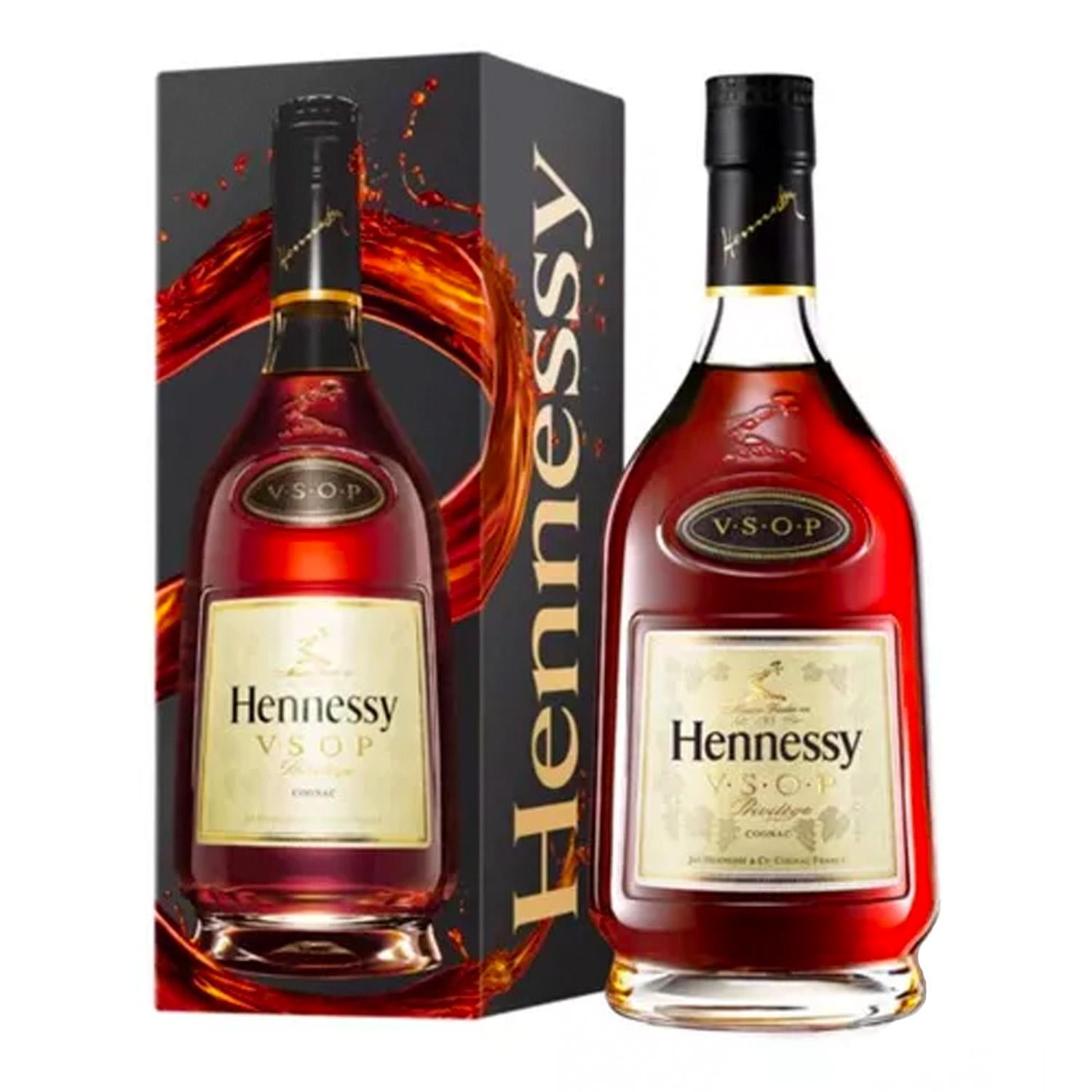Pack de 4 Cognac Hennessy VSOP con Estuche 700 ml | Bodega Aurrera en línea