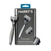 Harry's Men's Razor: 1 Indigo Blue Razor Handle + 2 Razor Blade Refills ...