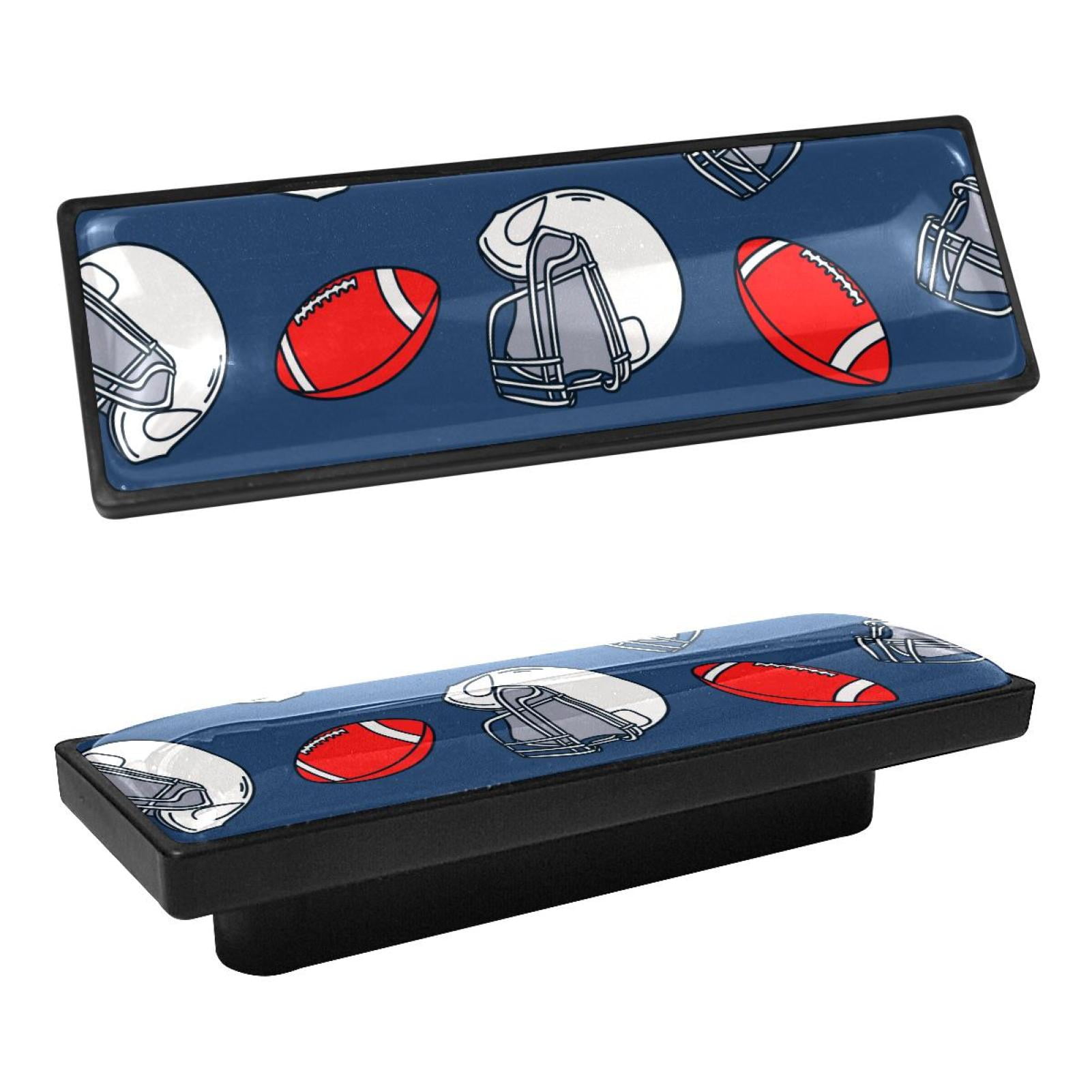 4 Pcs Rectangle Cabinet Handle Cupboard Knob Drawer Pulls Handle Sport ...