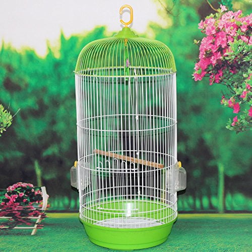 Mr. Garden Green Bird Cage, Dia 13.39" x 27.56" High - Walmart.com