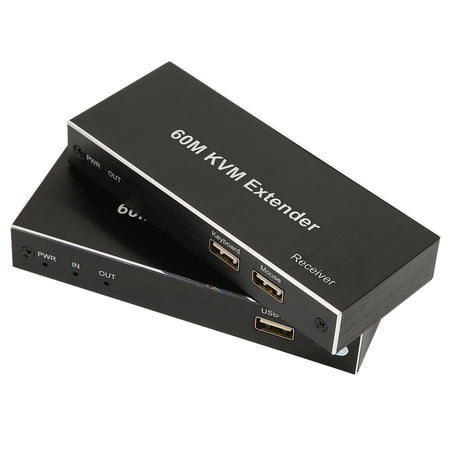 KVM USB Extender, 4k 60Hz Extender Over Cat6 / Cat7,60m/196.9ft ...