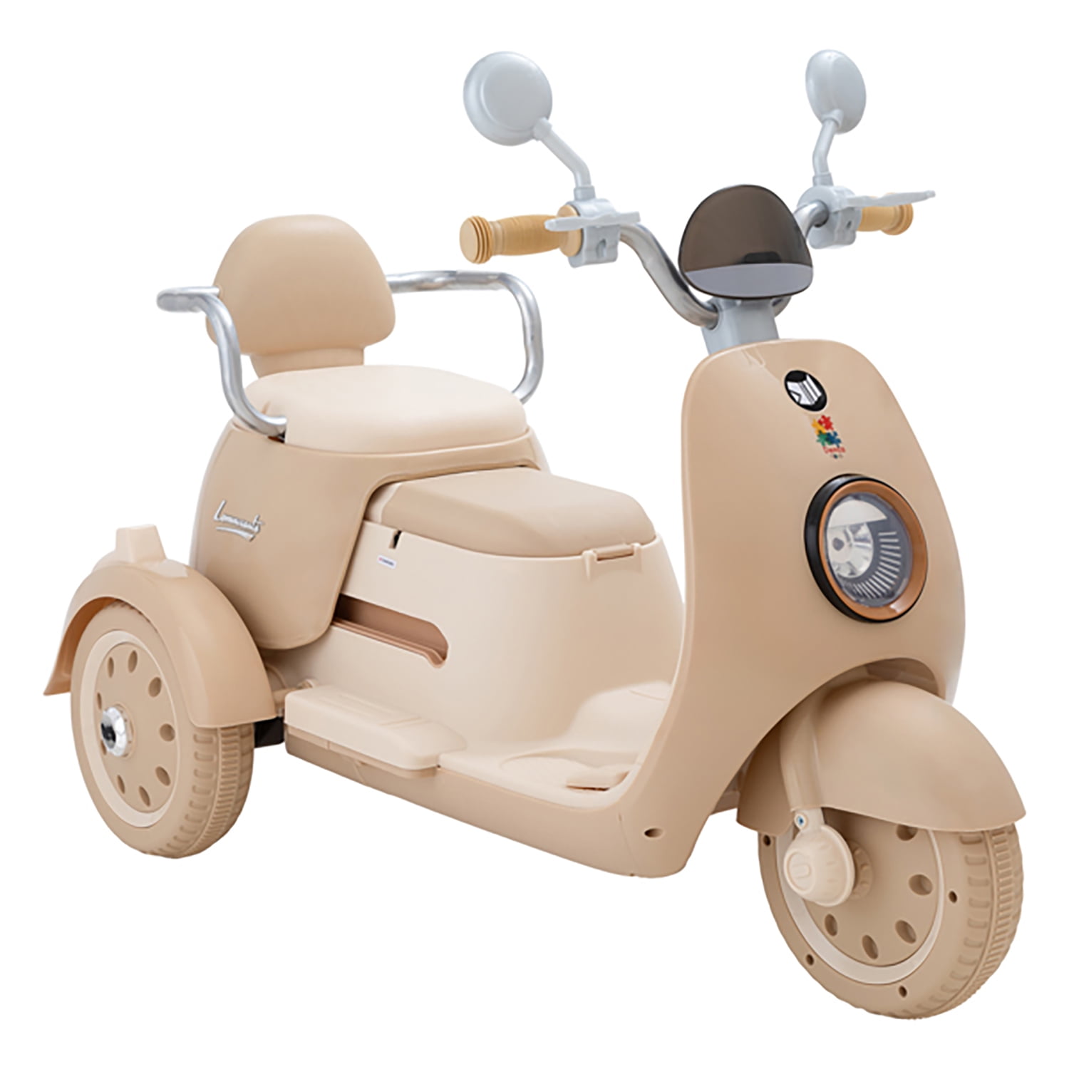 Montable Electrico Denco Toys Italy Bike Doble Asiento Con Control ...