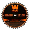 WEN 10-Inch 40-Tooth Carbide-Tipped Professional Woodworking Saw Blade ...
