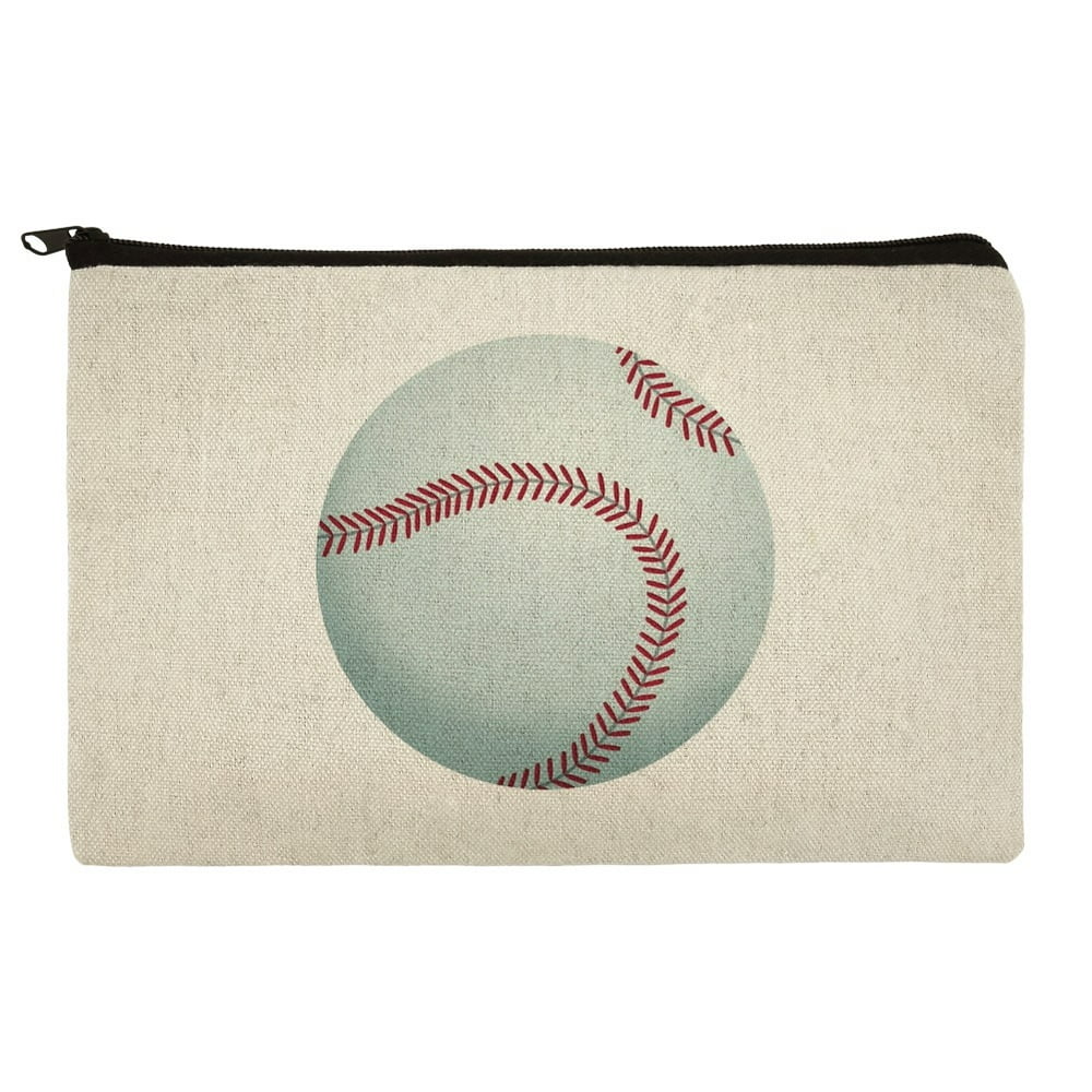 Baseball Ball Pencil Pen Organizer Zipper Pouch Case - Walmart.com ...
