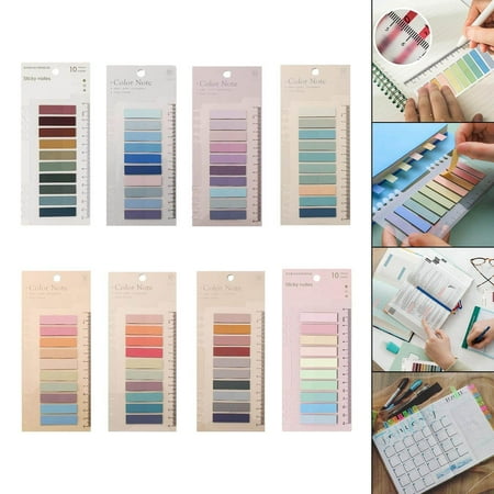 pitrice Pastel Color Index Tabs Aesthetic Classification for Notebooks ...