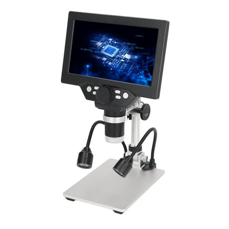 Digital Microscope, Continuous Amplification Magnifier 1080P 7inch LCD ...