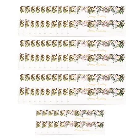 Greenery Floral Water Bottle Labels, Flower Pattern Waterproof Wedding ...