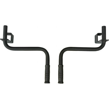 Titan Fitness X-3 Series Dip Bars, J-Hook Style Rack Mounted Dip ...
