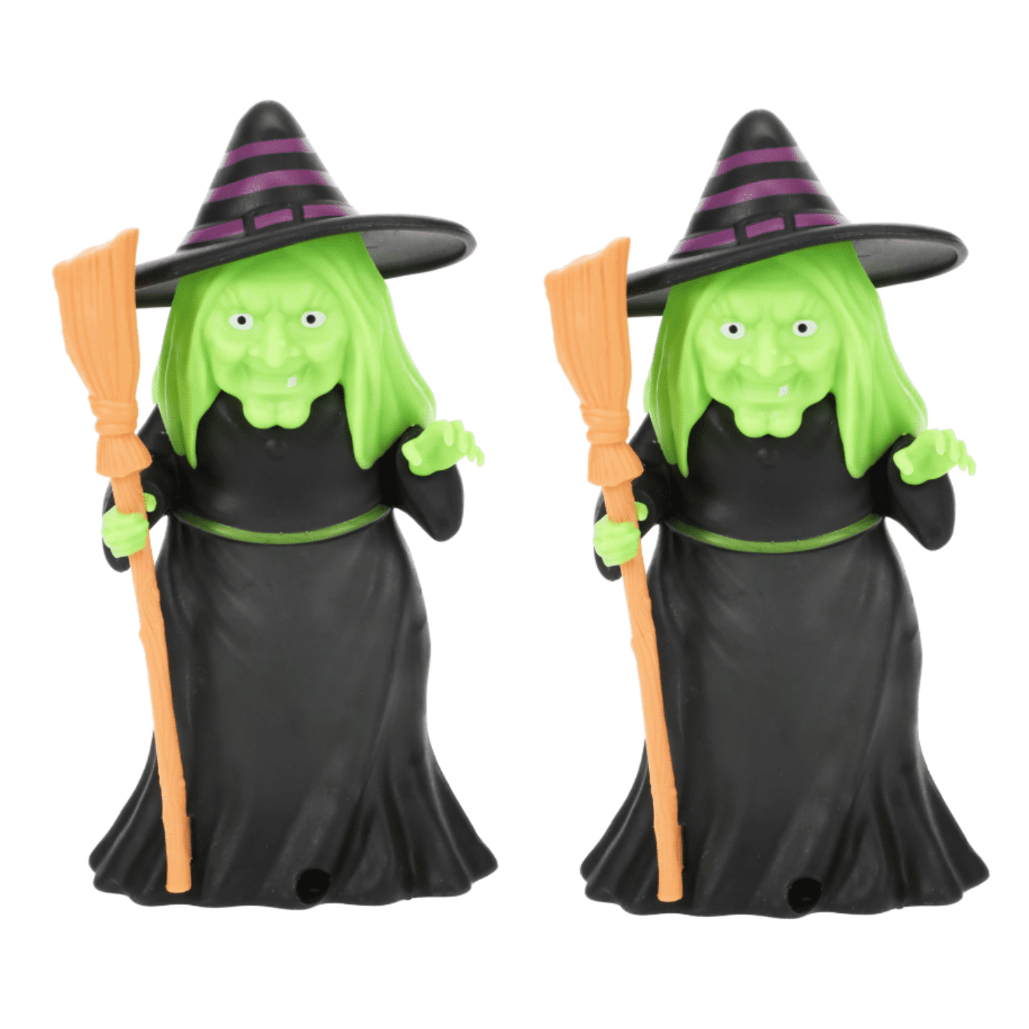 (2) Halloween Decorative Witch Motion Activated with Light and Sounds ...