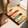 Autumn Spiral Tree Colorful House Floor Mat, Soft Thick Non-Slip, Easy ...