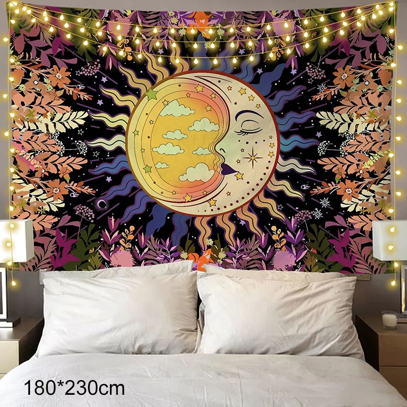 Celestial Sun And Moon Tapestry