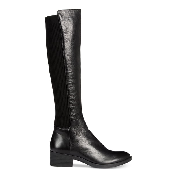 KENNETH COLE Womens Black Comfort Stretch Levon Round Toe Block Heel ...