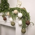 Christmas Ornament Balls, 2026 Xmas Cotton Linen Material Decorative ...