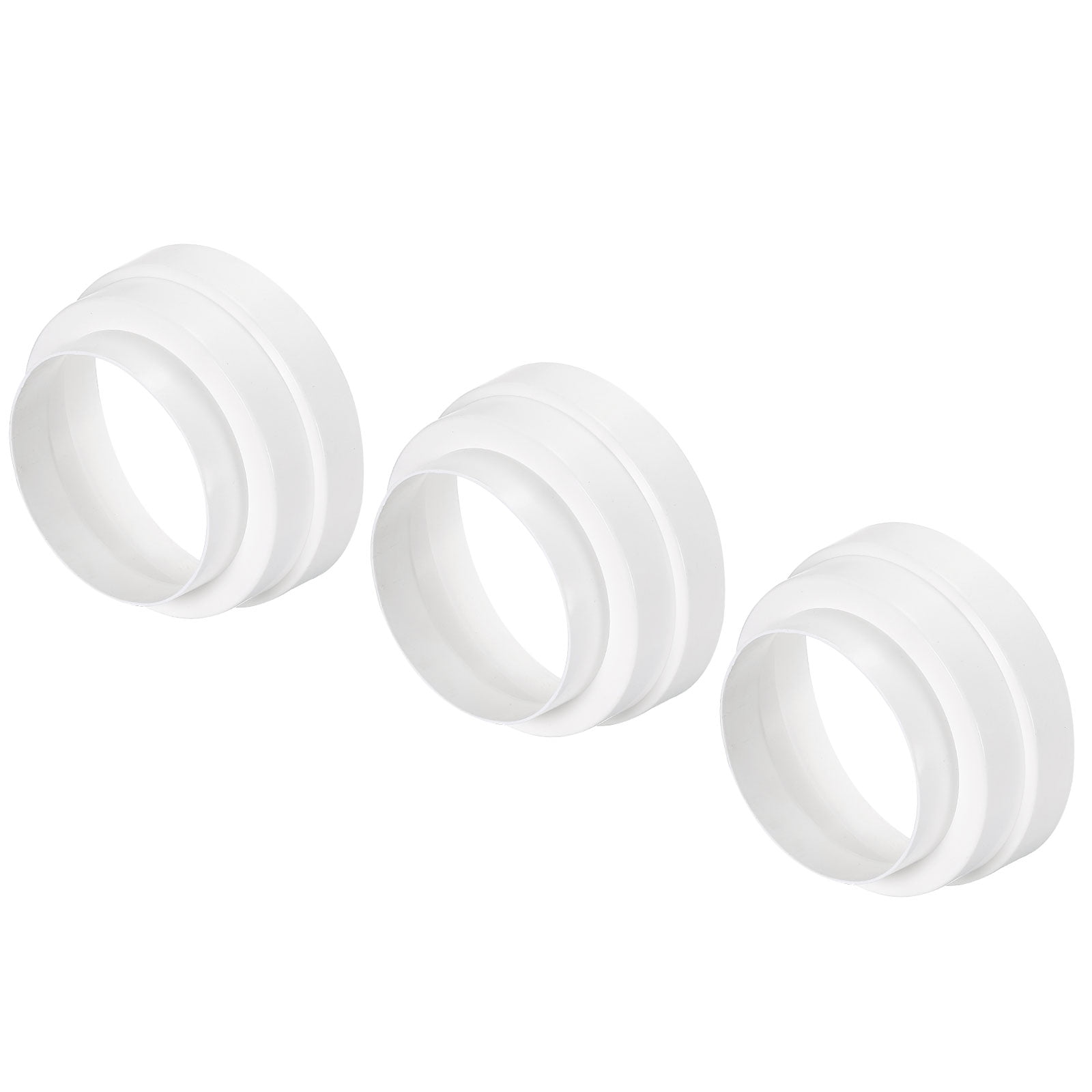 Uxcell Duct Inline Reducer 4.72 - 6.3" Plastic Duct Adapter Increaser ...