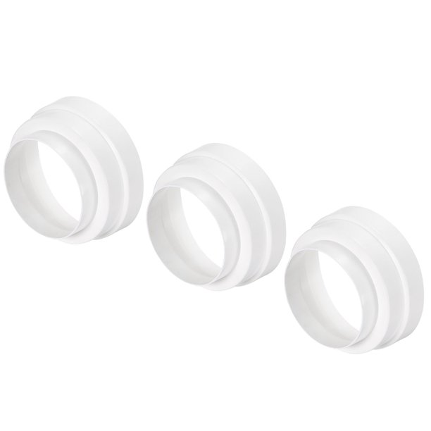 Uxcell Duct Inline Reducer 4.72 - 6.3" Plastic Duct Adapter Increaser ...