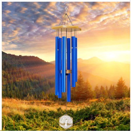Outdoor Sympathy Wind Chime Large - 29 Inch Decorations Aluminum Chimes ...