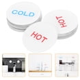 Amosfun 10Pcs Acrylic Hot Water Label Stickers Transparent Water Sign ...