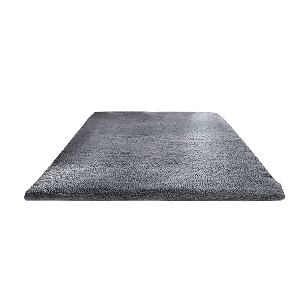 Hesroicy Solid Color Rectangle Thicken Carpet Rug Floor Mat Living Room ...