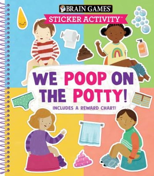 Pre-Owned Brain Games: Sticker Activity : We Poop on the Potty ...