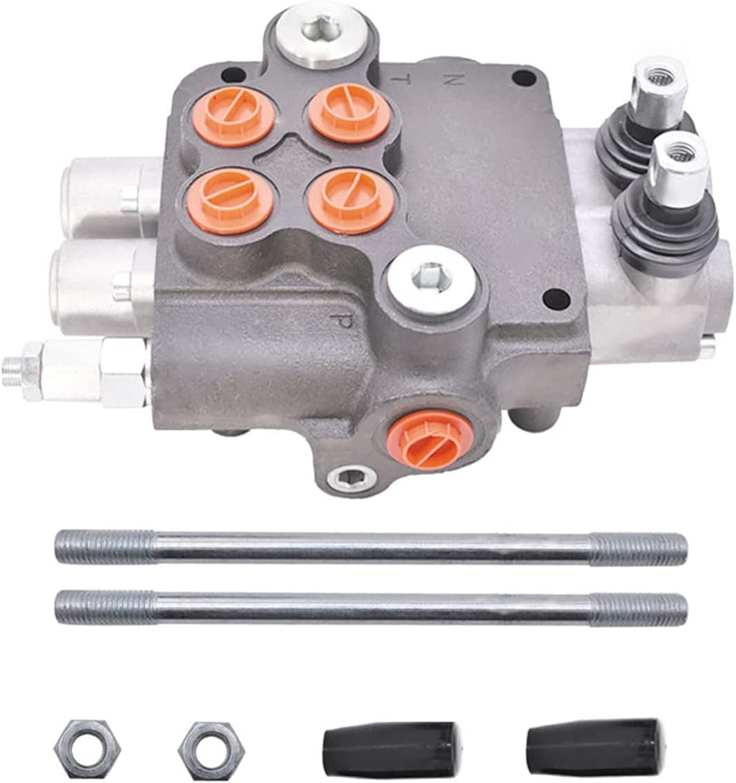 2 Spool Hydraulic Directional Double Acting Control Valve for Tractor ...