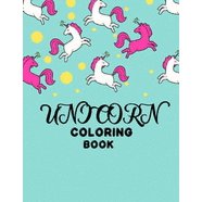 Cute Little Baby Unicorn Coloring Book: For Kids Ages 4-8 (Paperback ...