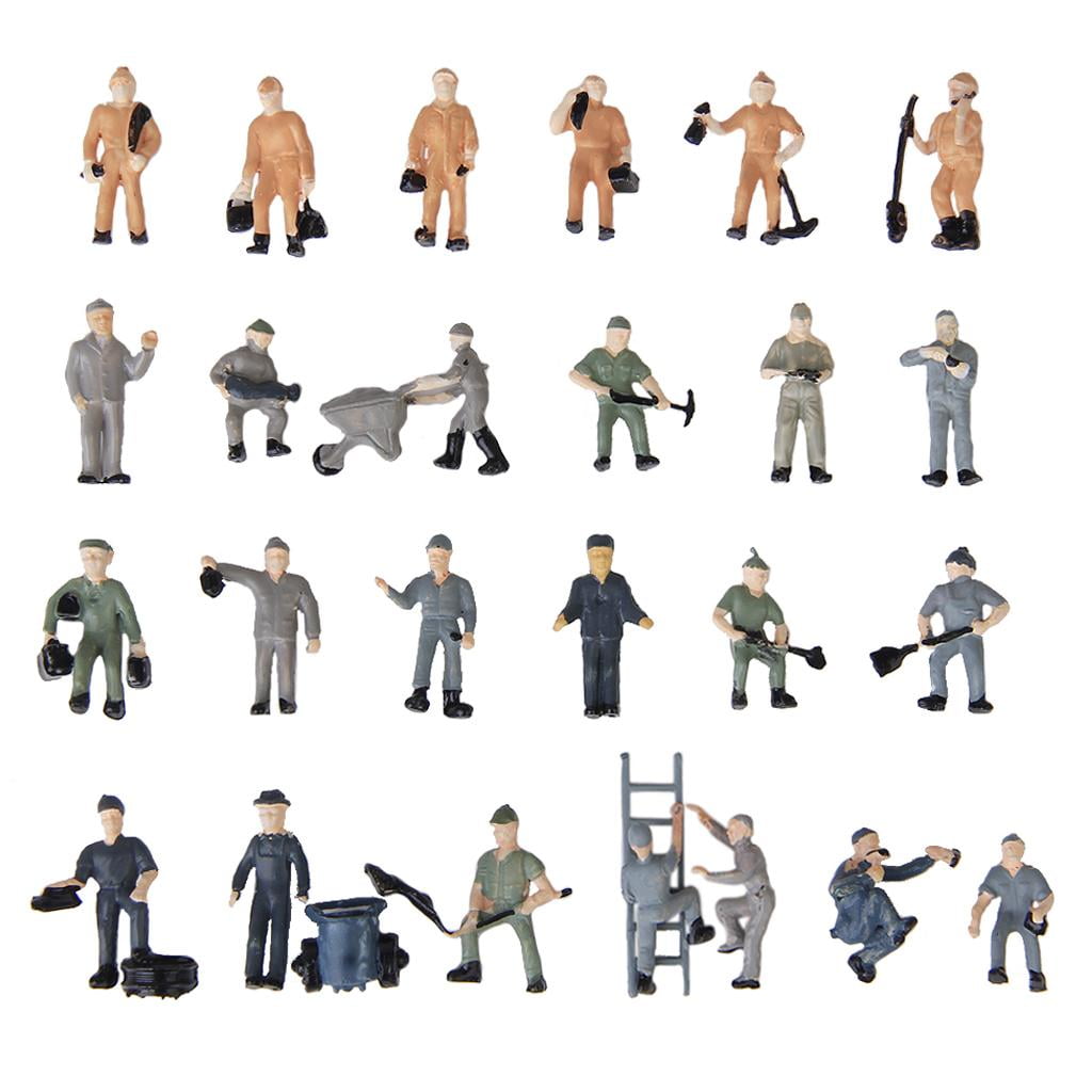 Click here for Beloving 25pcs/Set Model Train Railway Worker Peop... prices